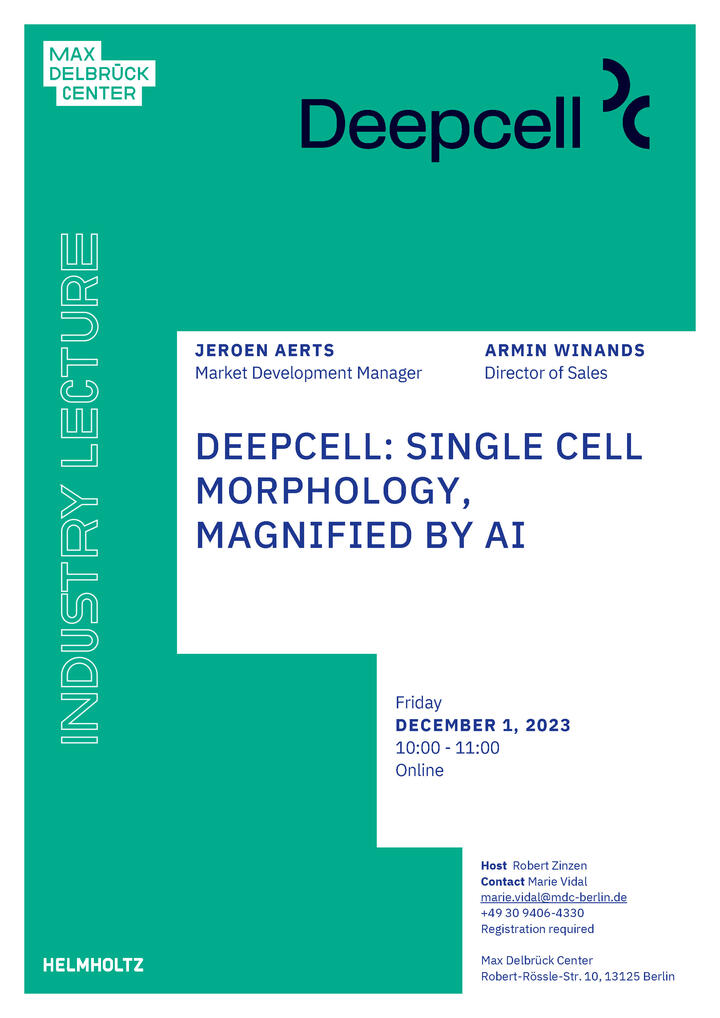 DEEPCELL: Single Cell Morphology, magnified by AI | Max Delbrück Center