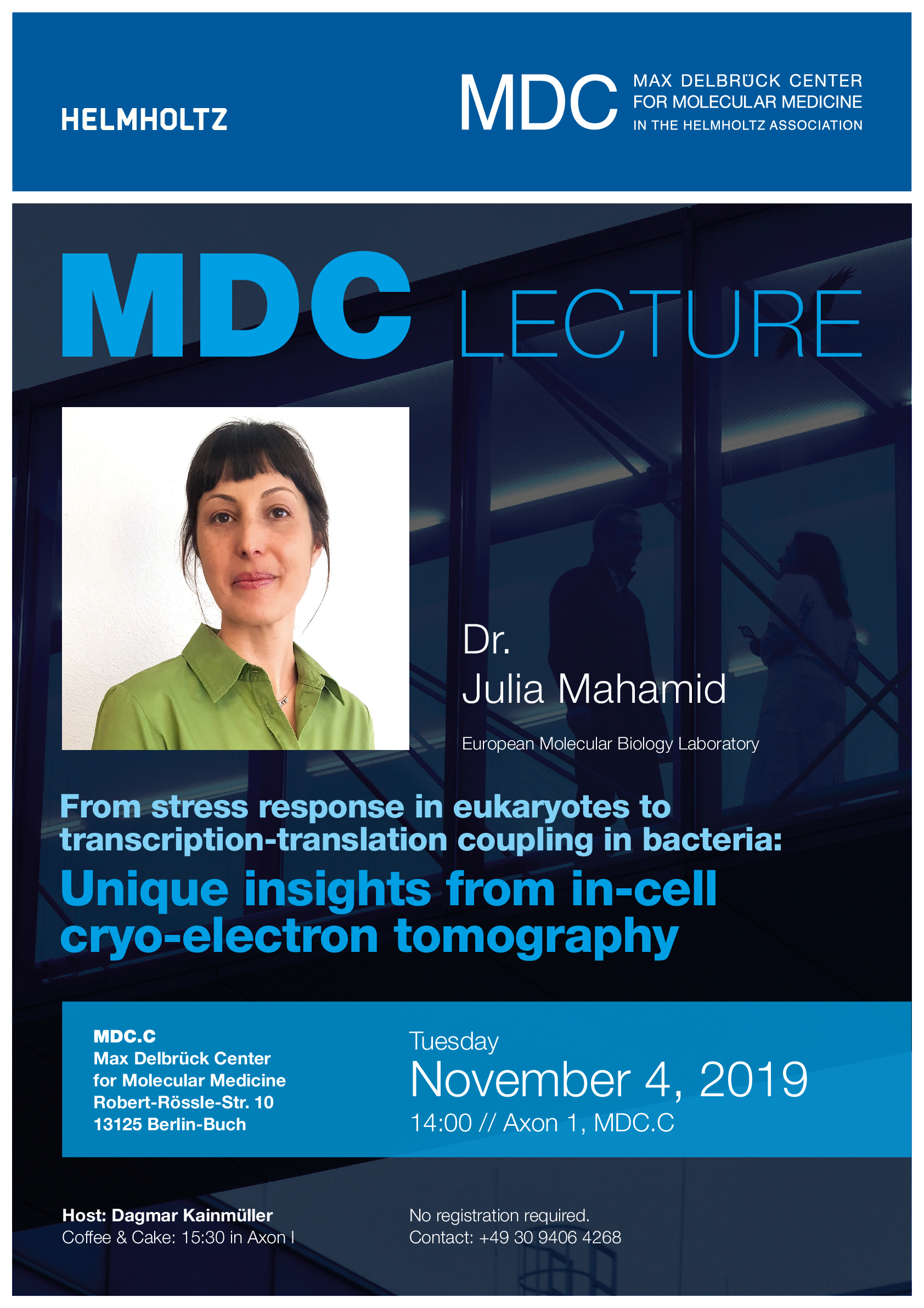 Julia Mahamid: From stress response in eukaryotes to transcription ...