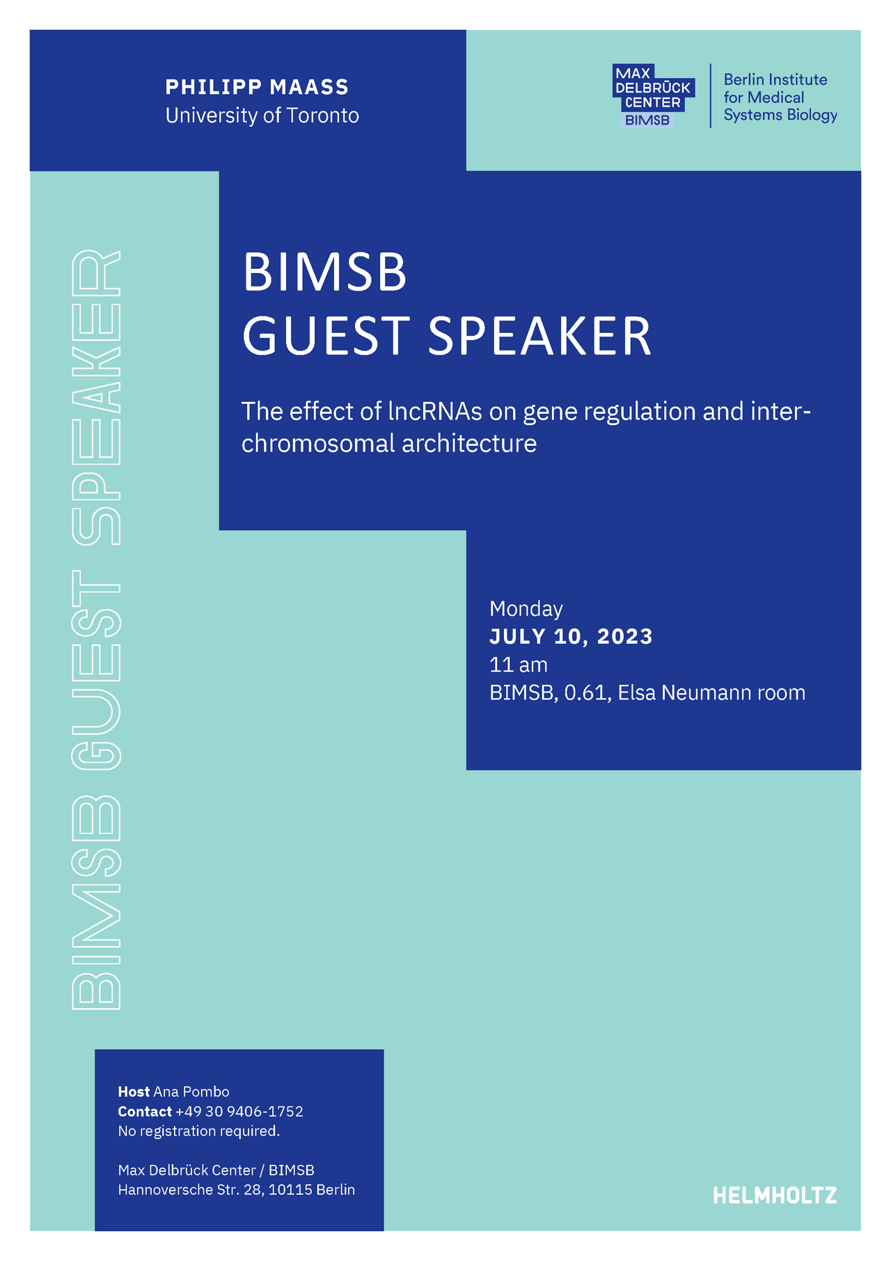 Philipp Maas: The effect of lncRNAs on gene regulation and inter ...