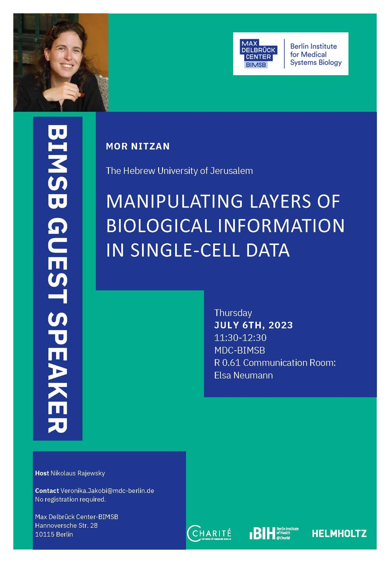 Berlin Institute for Medical Systems Biology (MDC-BIMSB) | Max Delbrück ...