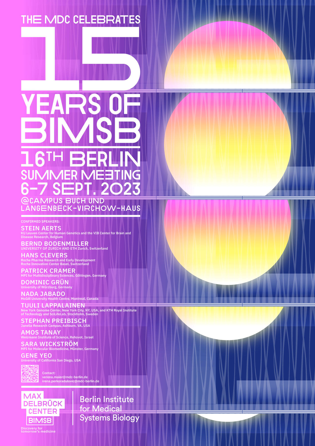 Berlin Institute for Medical Systems Biology (MDC-BIMSB) | Max Delbrück ...