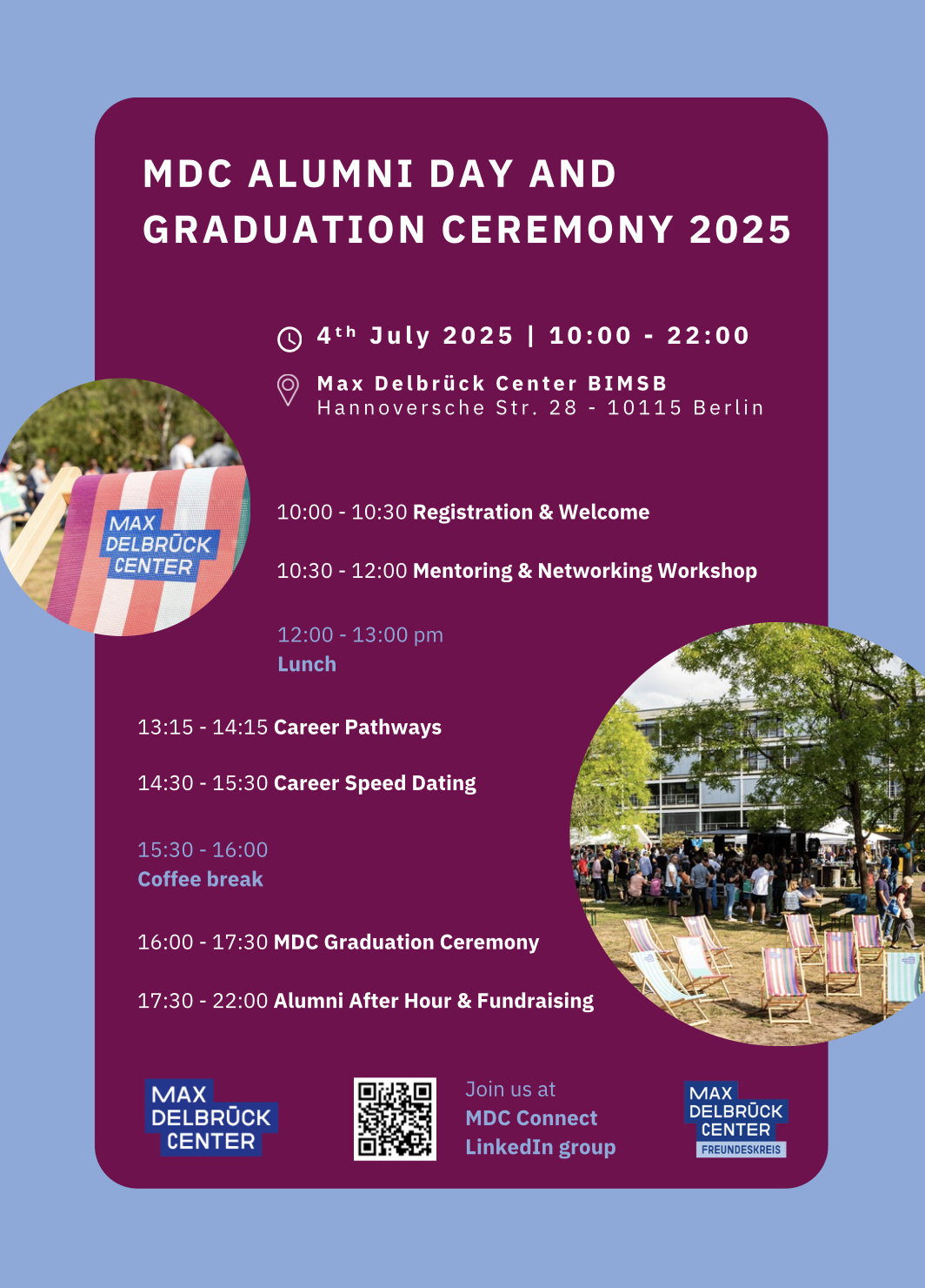 MDC Alumni Day & Graduation Ceremony 2025 | Max Delbrück Center