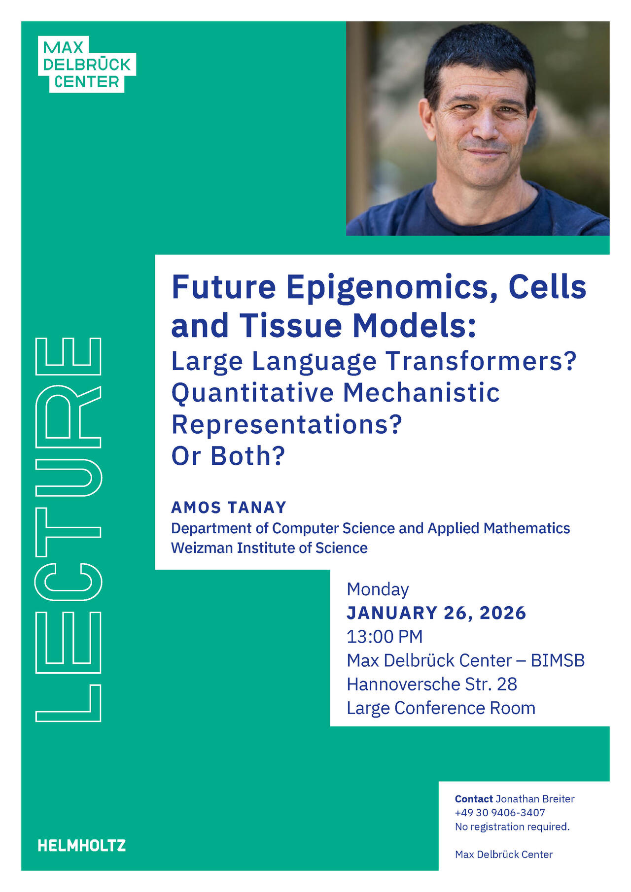 Amos Tanay: Future Epigenomics, Cells and Tissue Models | Max Delbrück ...