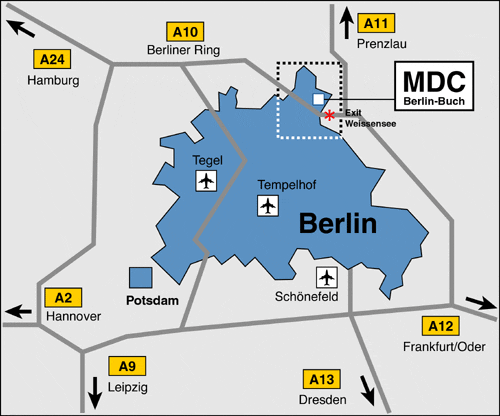 How to get to the MDC | Max Delbrück Center